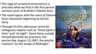 Narrative techniques in Midnight's Children | PPT
