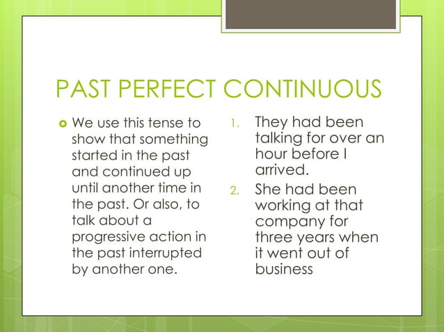 Narrative tenses | PPT