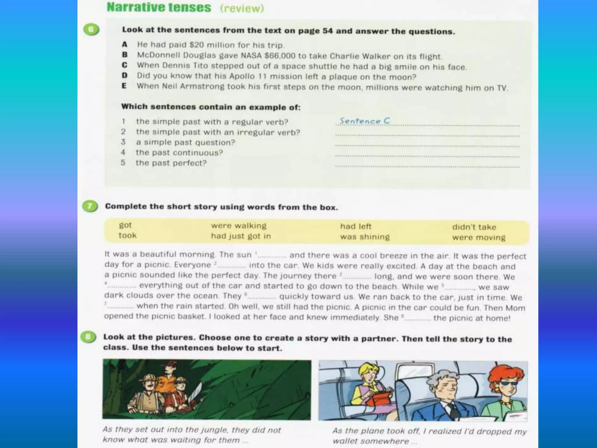 Narrative tenses | PPT