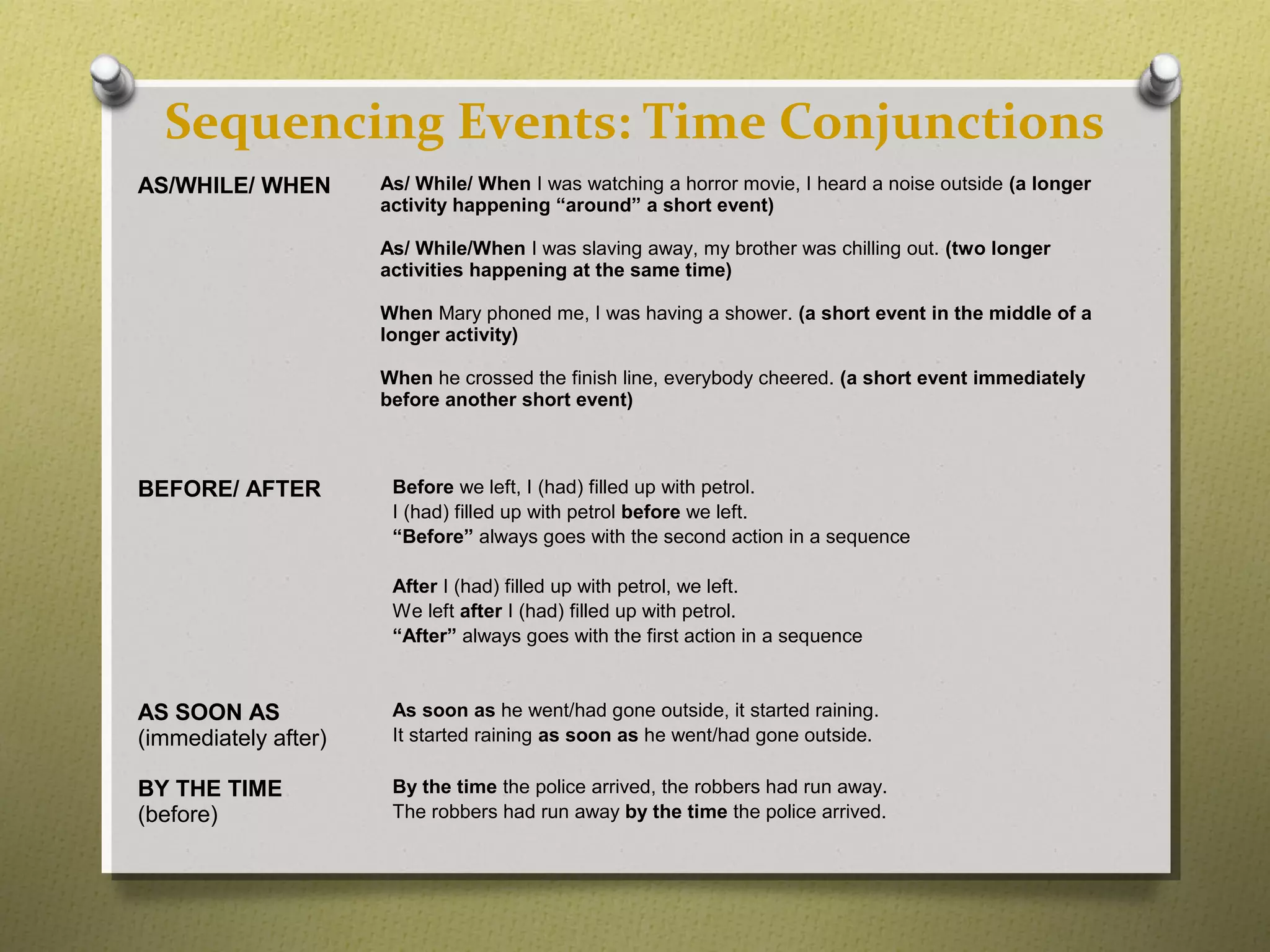Narrative tenses | PPT