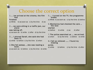 Narrative tenses | PPT