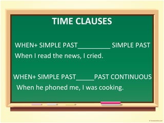 Narrative tenses new english file advanced, Past simple, Past Continuos ...