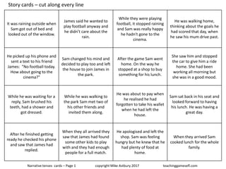 Narrative tenses - Put the story in order.pdf