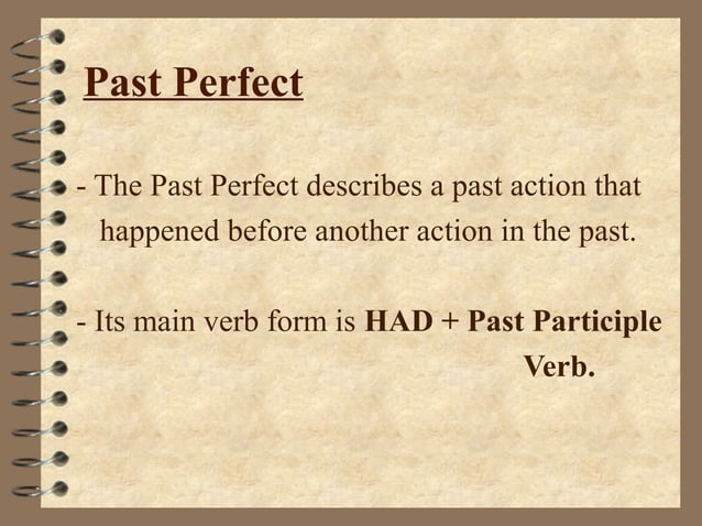Narrative tenses past simple past continuous and past perfect tenses ...