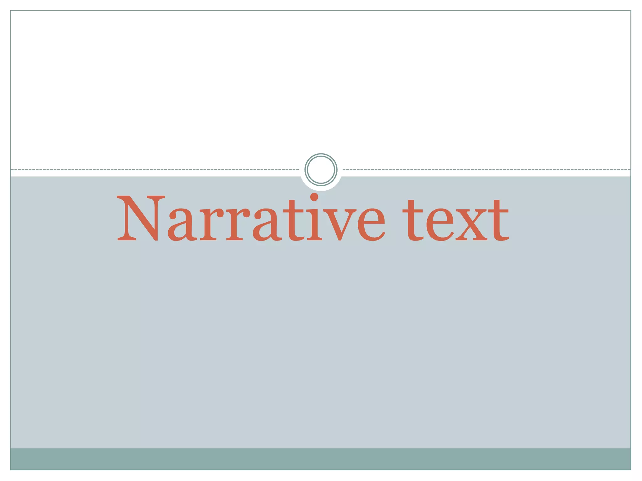 Contoh Narrative text | PPT