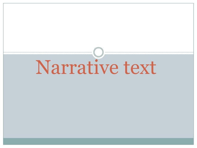 Contoh Narrative text | PPT