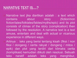 Narrative text | PPT