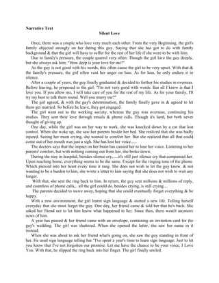 Narrative text | DOCX