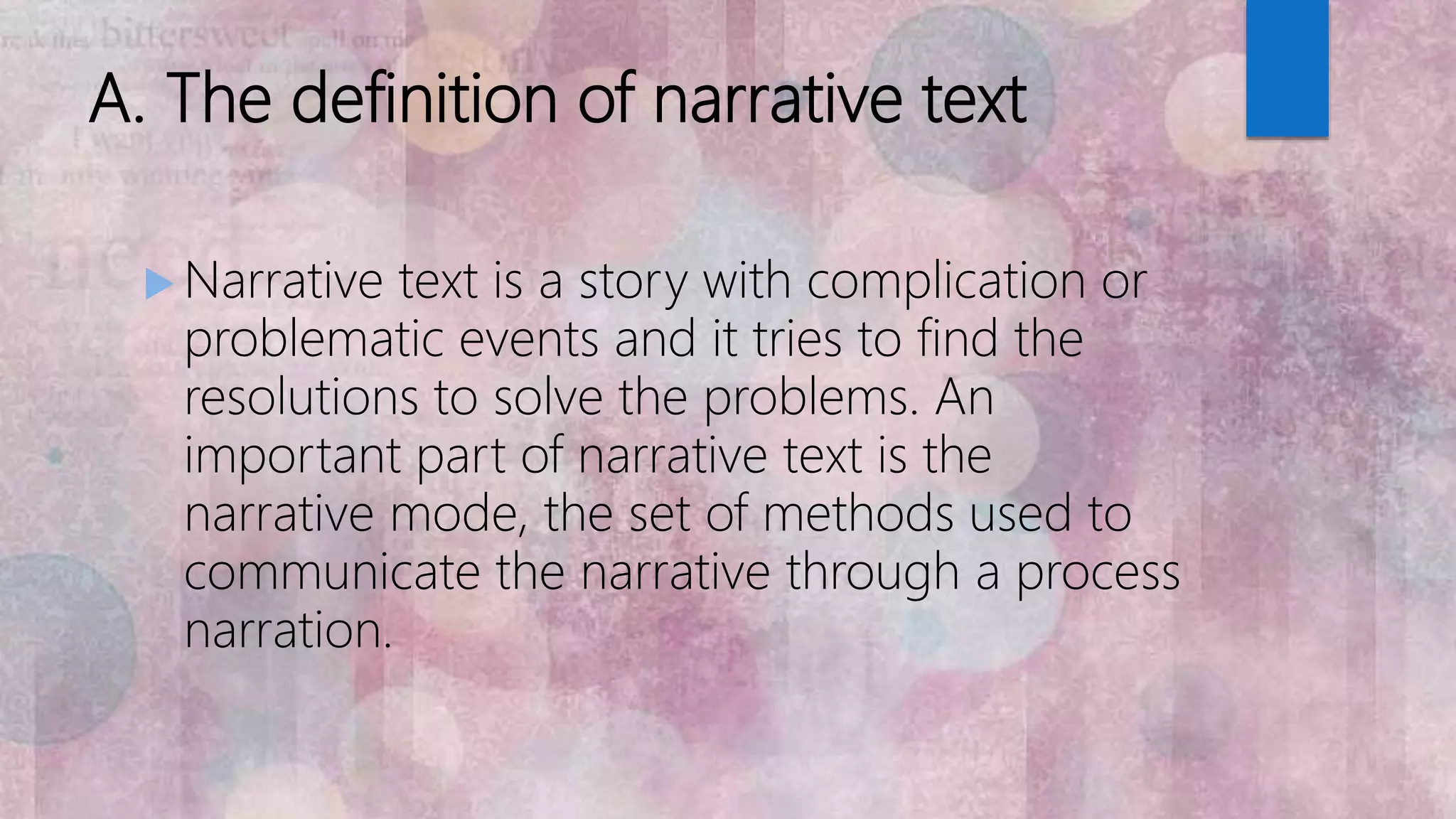 Narrative text | PPTX