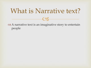 Narrative text | PPTX