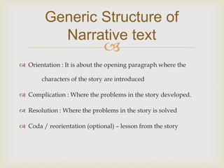 Narrative text | PPTX