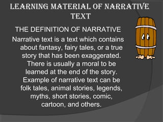 Narrative text | PPT