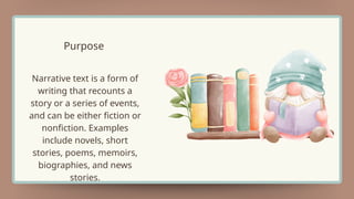 Narrative Text for student In Senior High School | PPTX