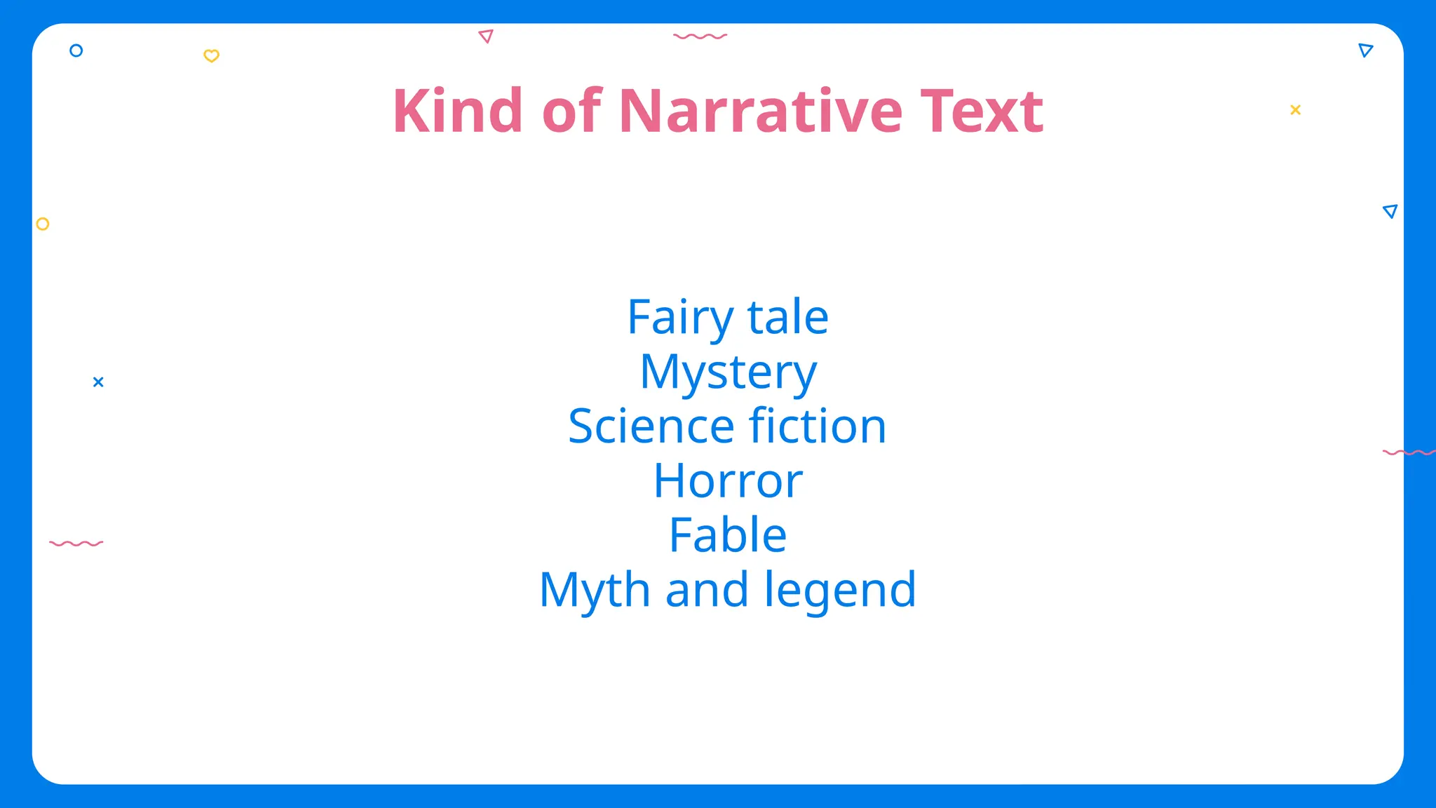 Narrative text powerpoint about the definition | PPTX