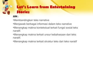 ENGLISH NARRATIVE TEXT FOR STUDENTS.ppt
