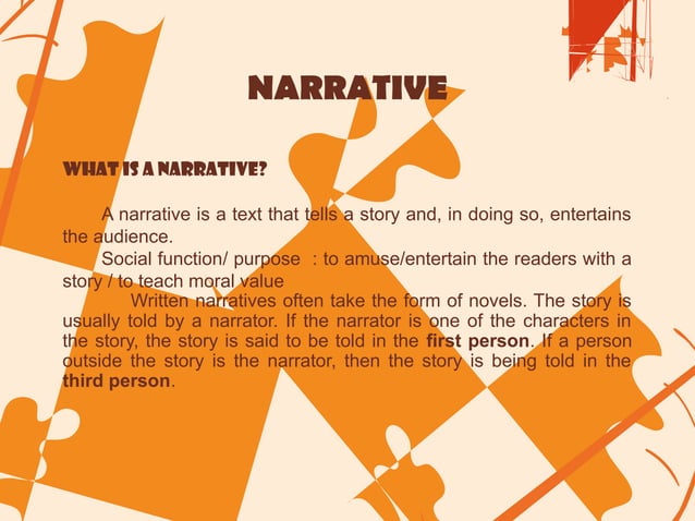 ENGLISH NARRATIVE TEXT FOR STUDENTS.ppt