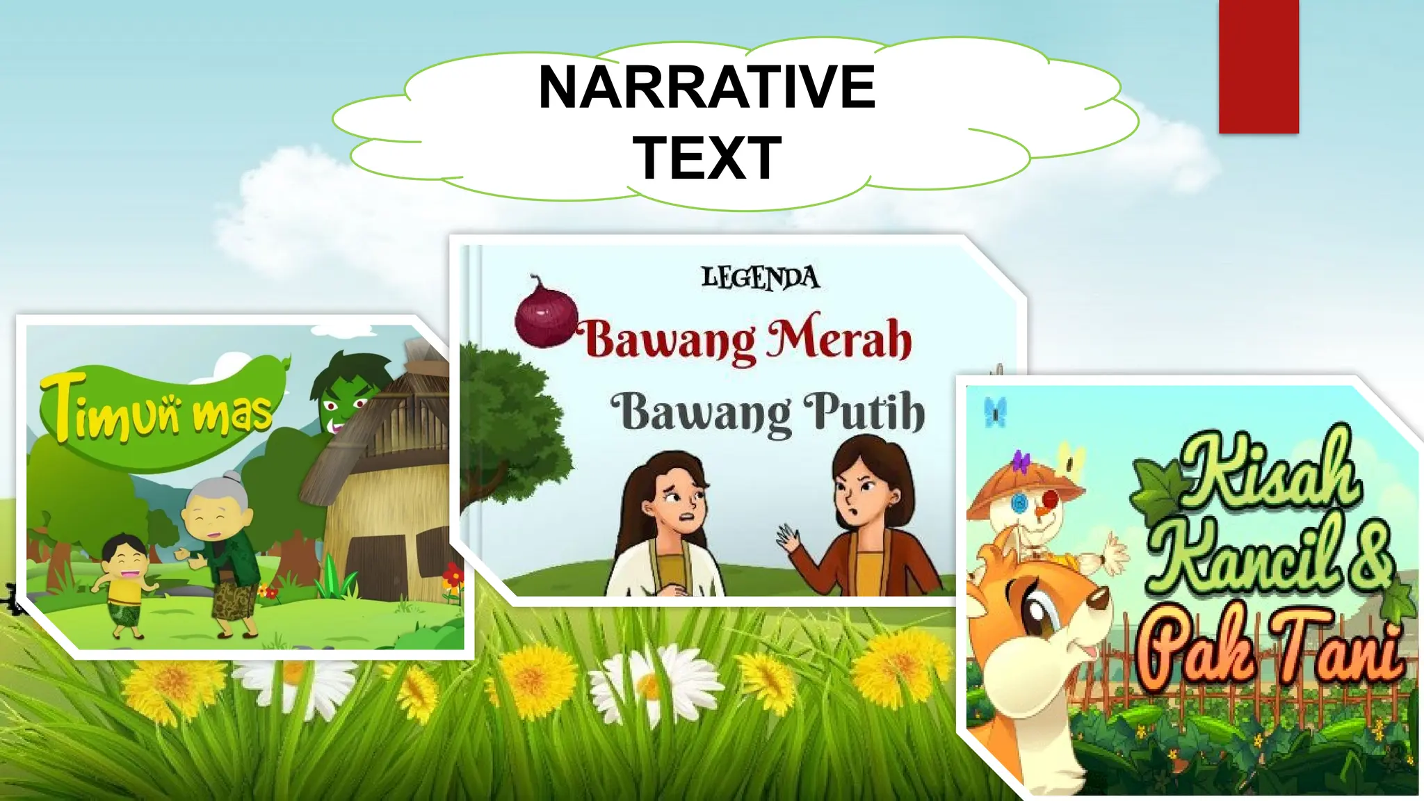 narrative text in English material (fabel, legend,myth) | PPTX