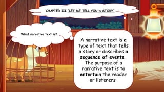 narrative text in English material (fabel, legend,myth) | PPTX