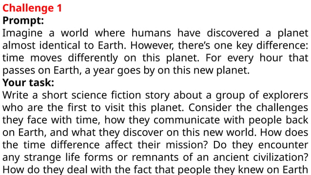 Narrative Text - Science Fiction Grade 8.pptx | Free Download