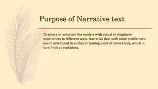 Narrative text etm tita dentiani | PPT
