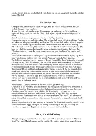 Narrative text jenis | DOCX