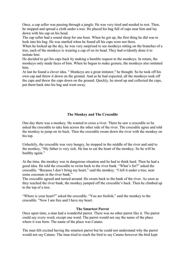 Narrative text jenis | DOCX