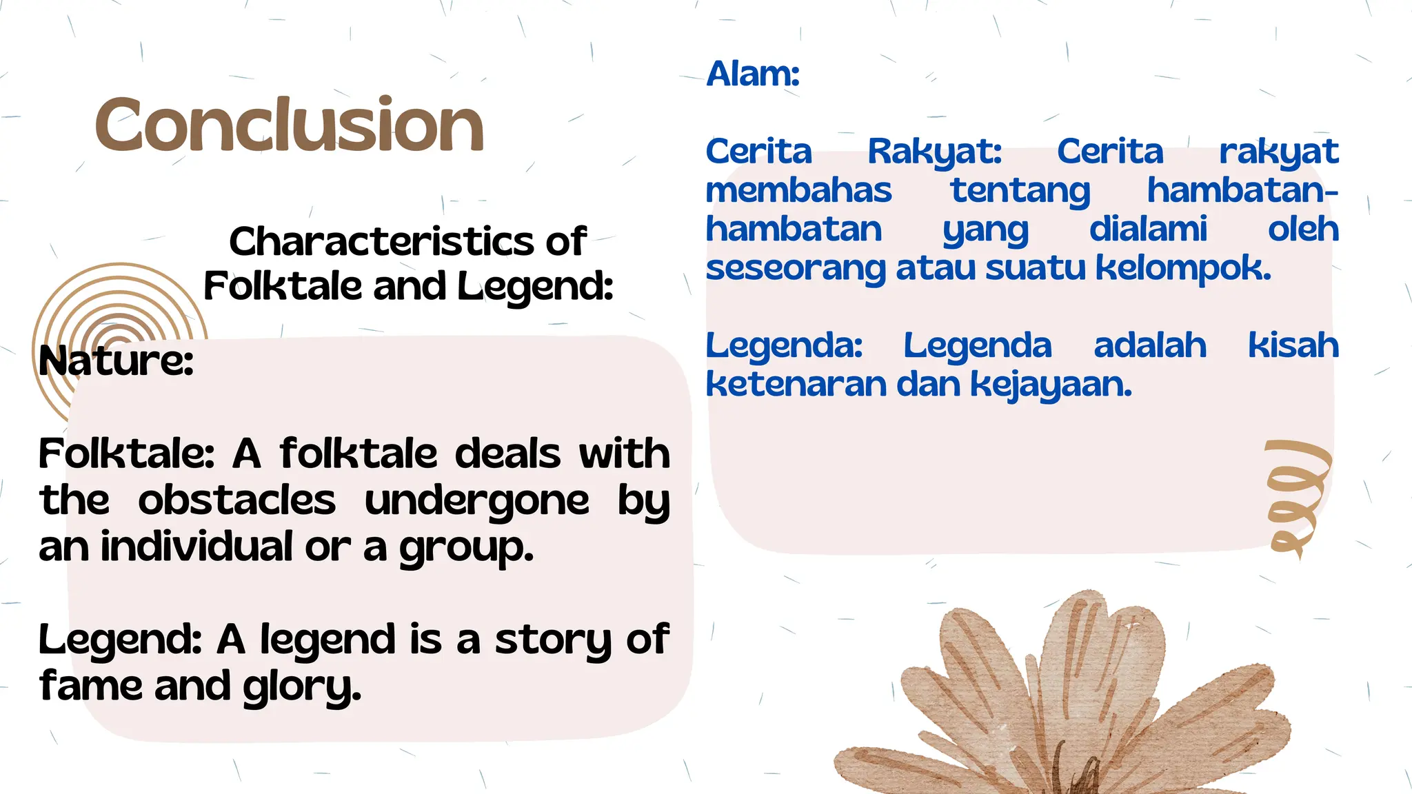 Narrative Text legend dan folktale SMP kelas 8 materi ajar | PDF