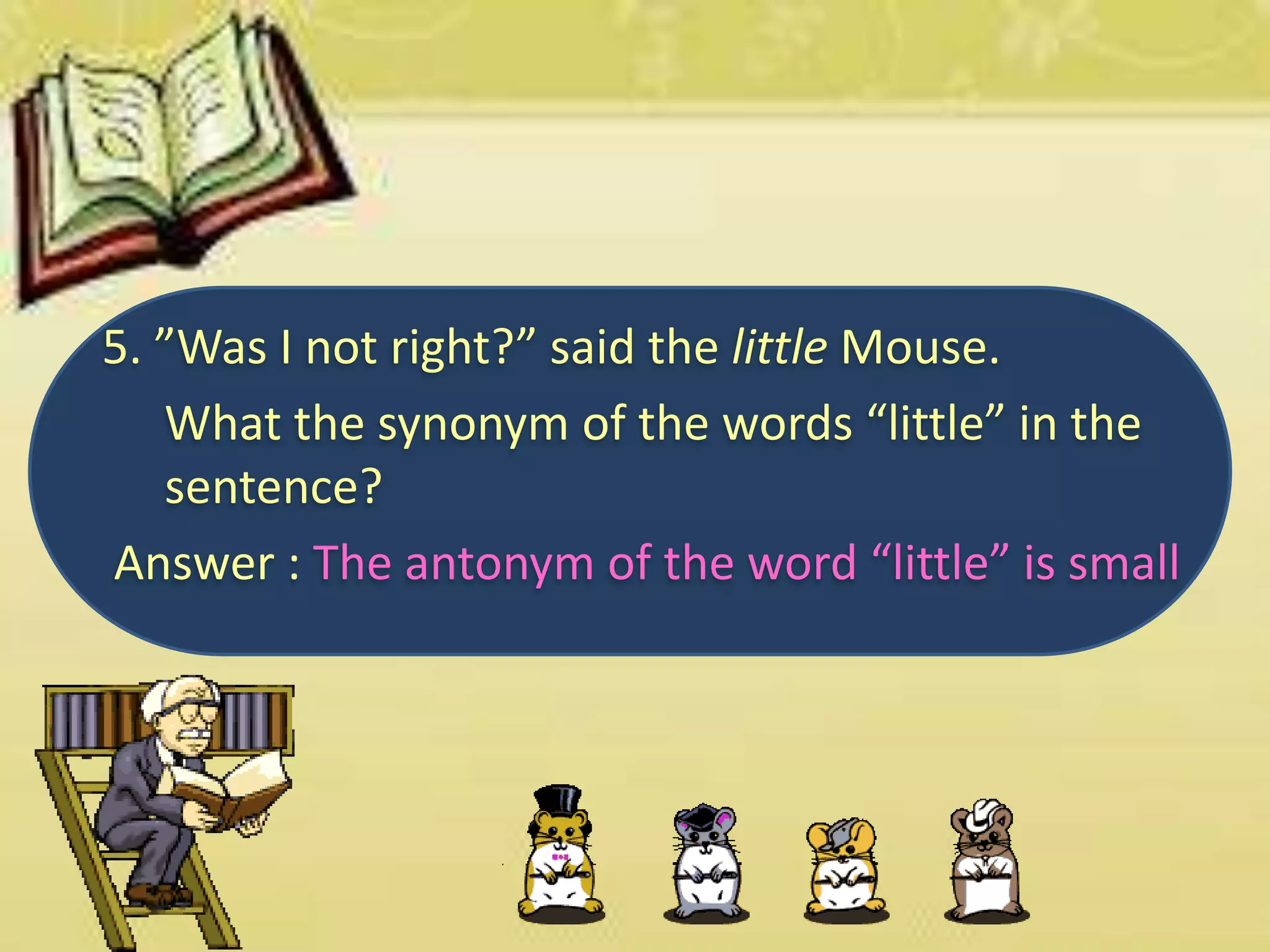 The Lion and The Mouse story | PPTX