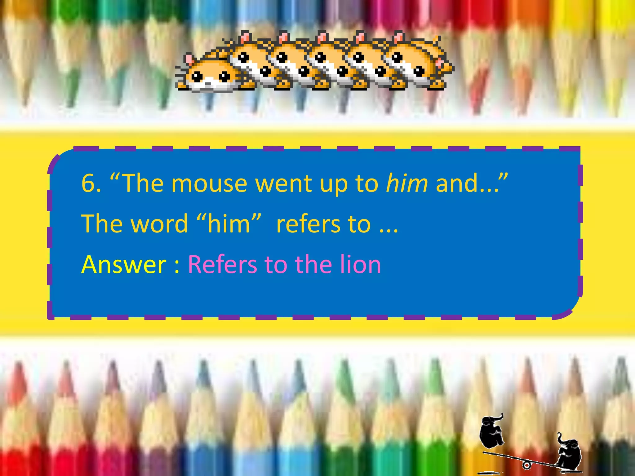 The Lion and The Mouse story | PPTX