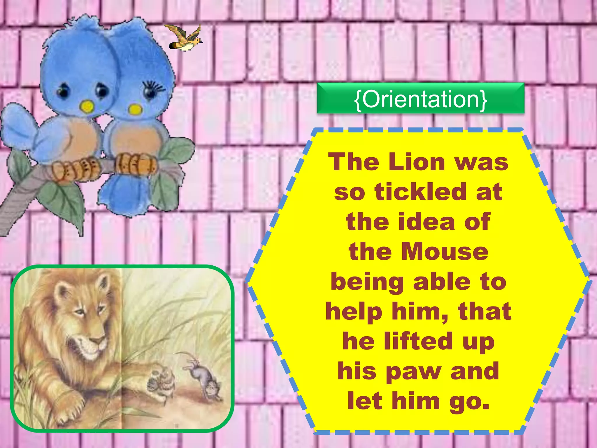The Lion and The Mouse story | PPTX