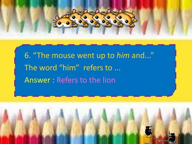 The Lion and The Mouse story | PPTX | Cats | Pets