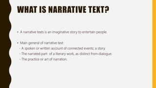 Narrative text | PPTX