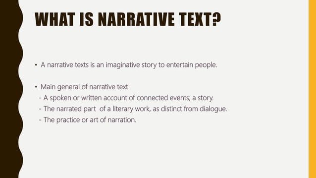Narrative text | PPTX