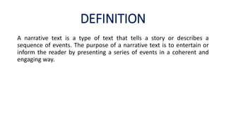 NARRATIVE TEXT ppt.pdf for assessment teaching | PPT