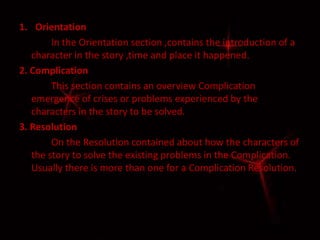 Narrative text presentation | PPTX
