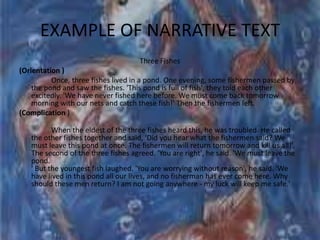 Narrative text presentation | PPTX
