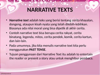 POWER POINT NARRATIVE TEXTS KELAS X.pptx