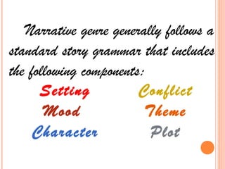 Narrative text structure | PPT