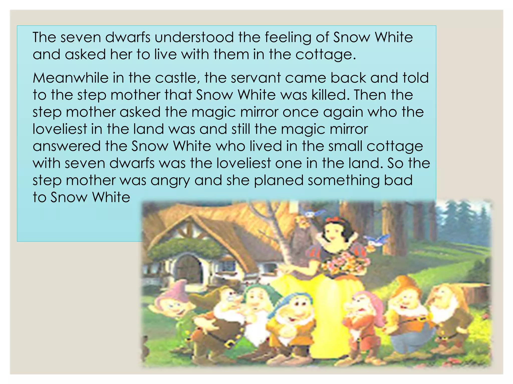 Narrative text Snow White | PPTX
