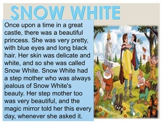 Narrative text Snow White | PPTX