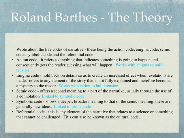 Narrative theories | PPT