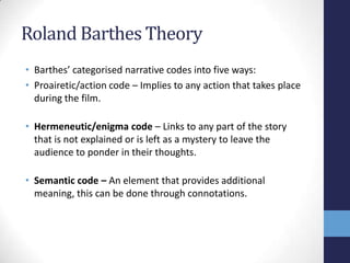 Narrative theories - 1 | PPT