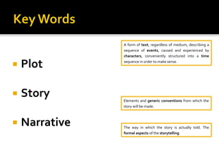GCSE Narrative theories 1 | PPT