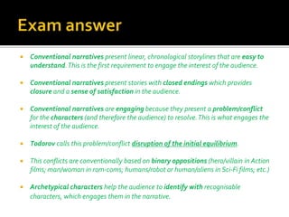 GCSE Narrative theories 2 | PPTX