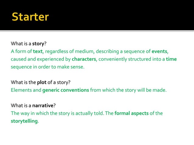 GCSE Narrative theories 2 | PPT
