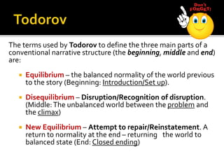 GCSE Narrative theories 2 | PPTX