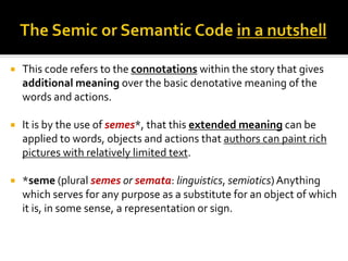 Narrative theories 3.pptx | Books and Literature