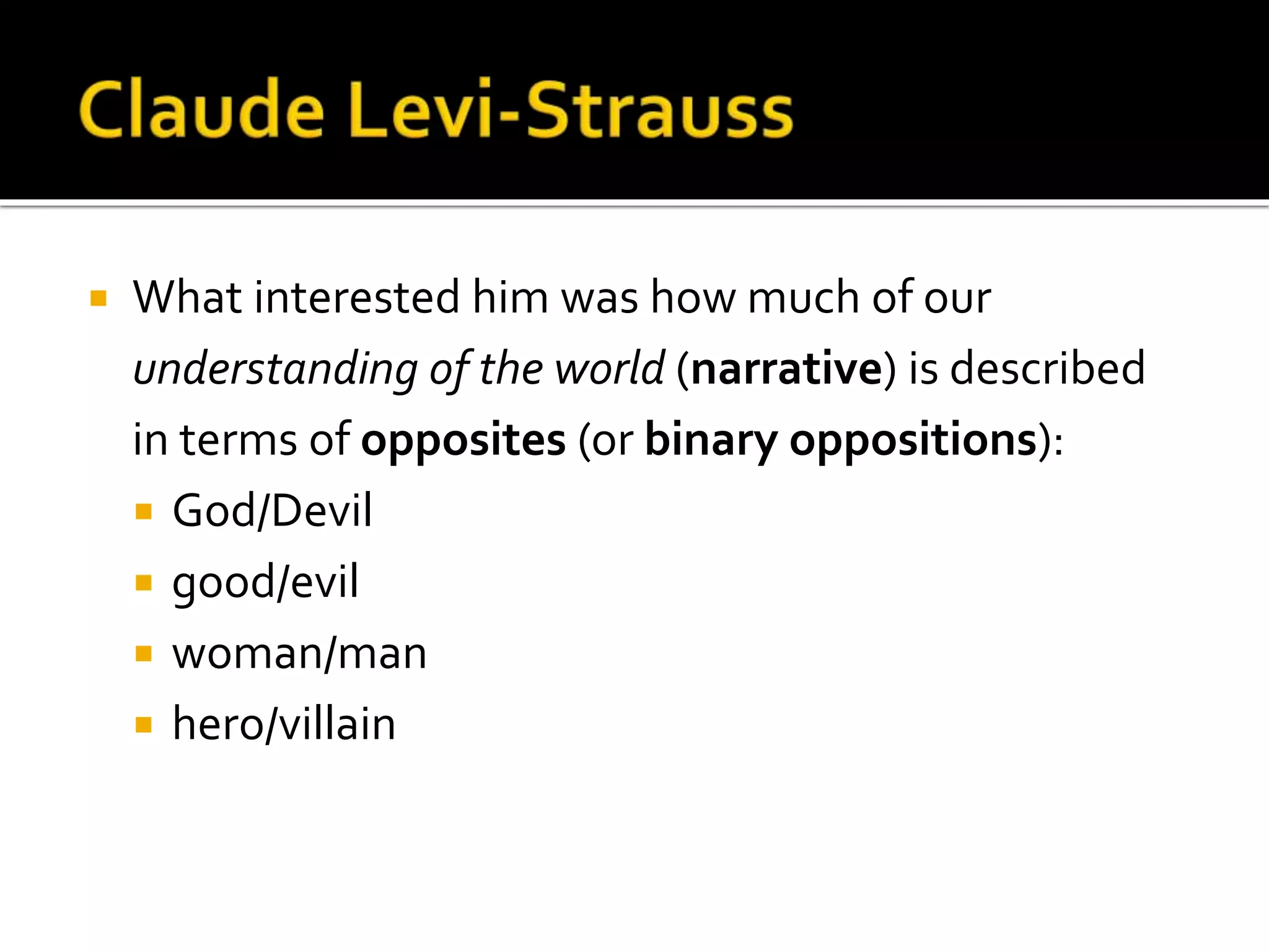 GCSE Narrative theories 4 | PPT