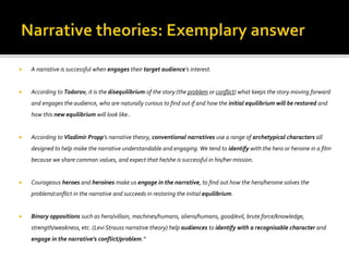 GCSE Narrative theories 4 | PPTX