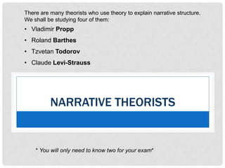 Narrative theorists | PPTX